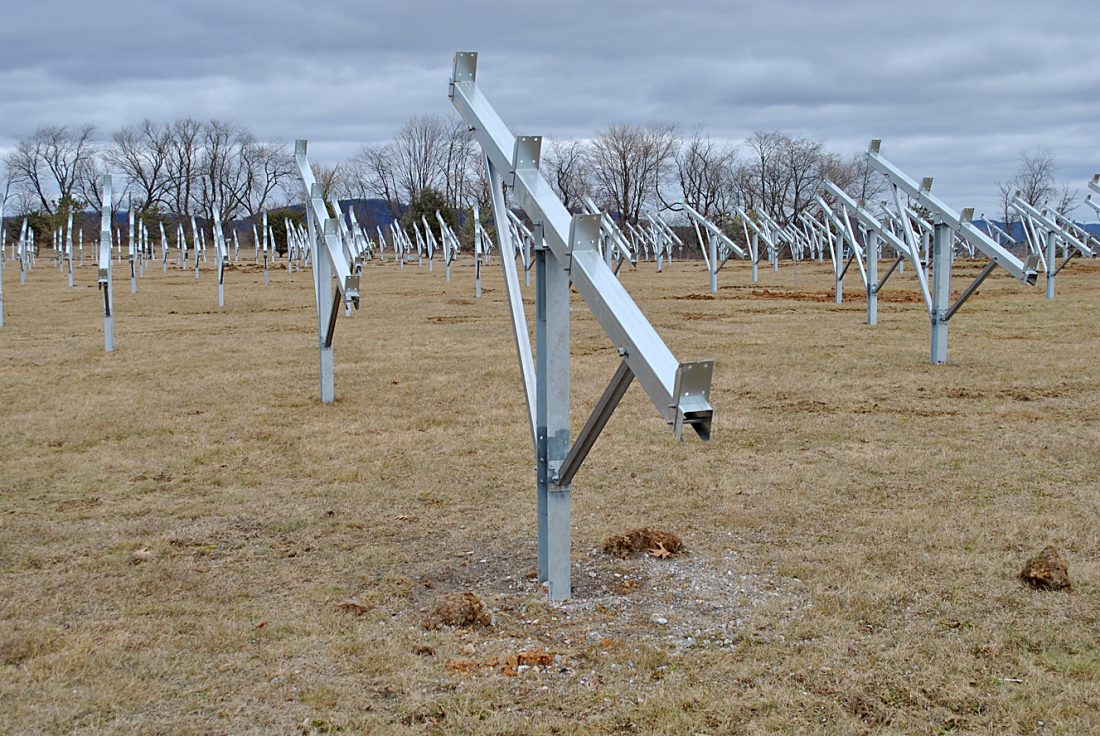 Solar array under construction at Centre County prison | News, Sports ...